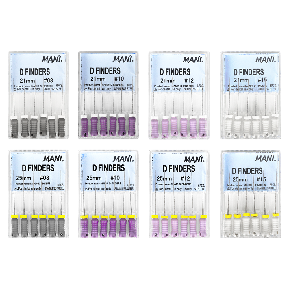 Pilniki D-Finders 6 szt. MANI DentalTree Internetowy Sklep Stomatologiczny