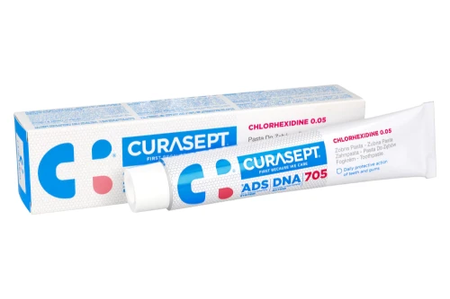 Pasta do zębów ADS DNA 705 0,05% CHX 75 ml Curasept DentalTree ...