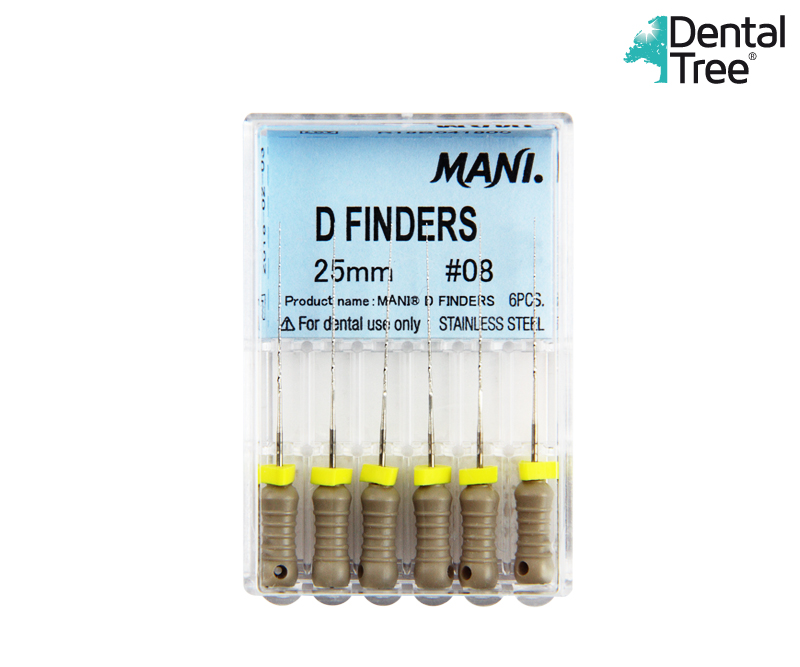 Pilniki D-Finders 6 szt. MANI DentalTree Internetowy Sklep Stomatologiczny